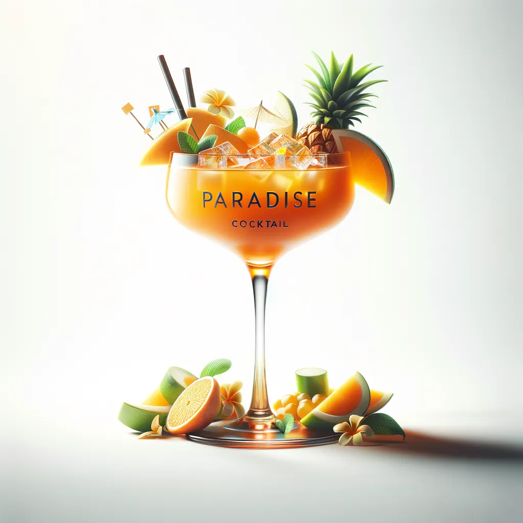 Paradise Cocktail for Beginners - Simple Steps and No Fancy Tools - BarBot Blog